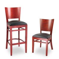 China Wood Bar Stool for Restaurant Kitchen Dining Room Chair in Nature Popular Colors Bar Furniture for sale