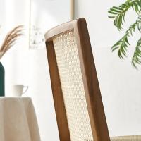 China Nature Modern Wood Dining Arm Chair with Rattan in Popular Colors for sale