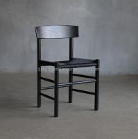 China Solid Wood Low Round Back Dining Chair Rattan Chair with Modern and Traditional Design Concept for sale