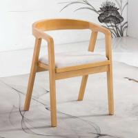 China Restaurant Furniture Wooden Dining Chair Nordic Style PU / Fabric Leather Upholstered Modern Wood Chair for Restaurant for sale