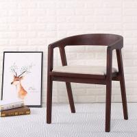 China Restaurant Furniture Wooden Dining Chair Nordic Style PU / Fabric Leather Upholstered Modern Wood Chair for Restaurant for sale