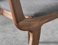 China Mail Packing N Dining Chair for Modern Wood Chair Fabric Home Furniture Hotel Restaurant Chairs for sale