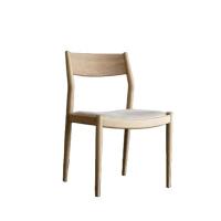 China Comfortable Cushion Solid Wood Dining Chair in Nature Popular Colors for Contemporary Restaurant for sale