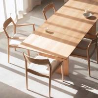 China Restaurant Wood Dining ArmChair Mid Century Modern Design Solid Wood Mail Packing Y for sale