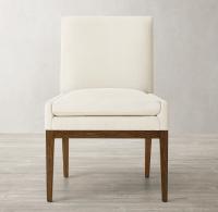 China Top Quantity Wooden Armrest Fabric Upholstered Wood Dining Chair for Modern Restaurant and Hotel for sale