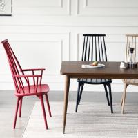 China Customization Modern Wooden Armrest Fabric Dining Chair for Top Quantity in Restaurants and Hotels for sale