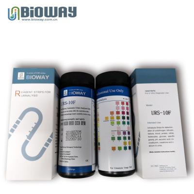 China Urinalysis Test Strips, 10,11,12,14 Parameters Ultra Urinaslysis Reagent Test Strip, Dipsticks, BW-10 Urine Strips for sale