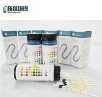 China Urine strips for visual ,Reagent Strips glucose, ketone body, bilirubin, ascorbic acid, protein, nitrite, pH value for sale