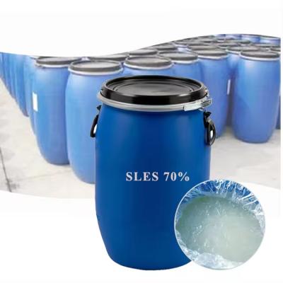 China Industrial Grade Sodium LaurylEther Sulfate (SLES) 70% Purity with 200-400 MPa.s Viscosity for Cleaning Applications for sale
