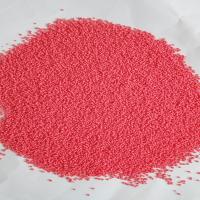 China Red Sodium Sulphate Speckles 0.45-1.43mm for Detergent Powder Visual Effect for sale