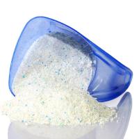 China Rich Foam Laundry Washing Powder 420g/ml Density for Machine and Hand Wash with Blue Speckles for sale