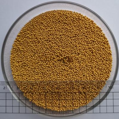 China Gold Pearlet Colorlets 600-850μm Round Spheres for Cosmetics - GMP Certified Odorless Delivery System for sale