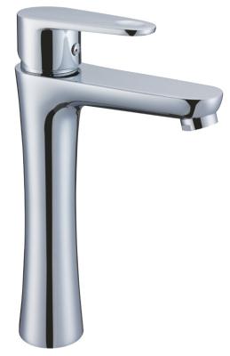China Chrome Countertop Mounted Bathroom Vessel Sink Faucets for sale