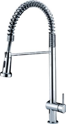 China European Single Lever Kitchen Sink Water Faucet Chrome Taps with Single Hole for sale