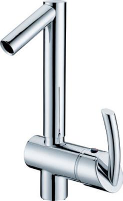 China H59 Brass Kitchen Sink Water Faucet One handle , Ivory Chrome Mixer Tap for sale