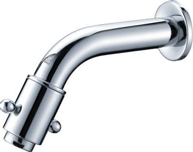 China Wall Mounted Brass Kitchen Sink Water Faucet Taps with Single Hole for sale