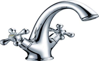 China Chrome Polished Basin Mixer Faucet for sale