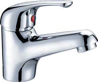 China One handle Basin Mixer Faucet , Brass Lavatory Faucets for Hotel Home for sale
