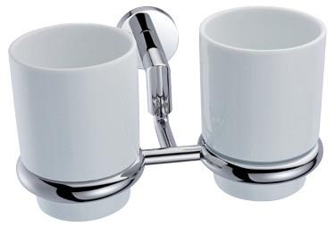 China Double Ring Tumbler Holder Bathroom Hardware Sets / CE Bathroom Fittings for sale