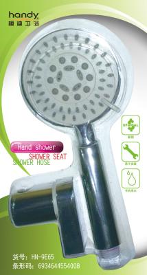 China ABS Five Functions Shower Faucet Accessories , Chrome Plated Hand Shower with Hose / Bracket for sale