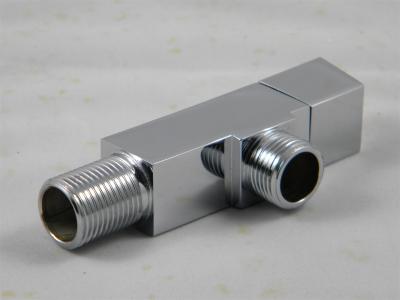 China Modern Chrome Plated Square Shower Faucet Accessories with Low Pressure for sale