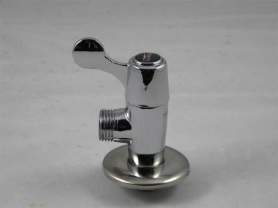 China Brass Single Hole Angle Valves with CE Certificate , Wall-Mounted Installation for sale