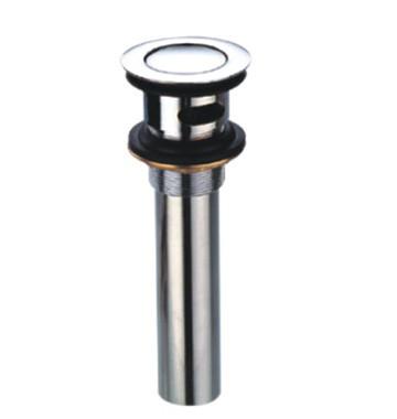 China Push Button Type Brass Washbasin Pop Up Waste with Overflow Drain with CE for sale