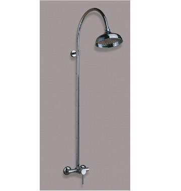 China 8 Inch Brass Two Hole Bathroom Faucet Wall Mount With Chrome Finish for sale