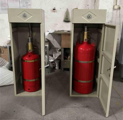 China Cabinet HFC227ea Fire Suppression System Without Residue For Library for sale