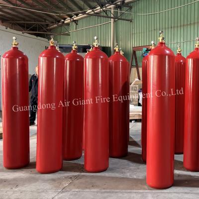 China Customized 84/140L Argonite IG55 Inert Gas Fire Suppression System Cylinder for sale