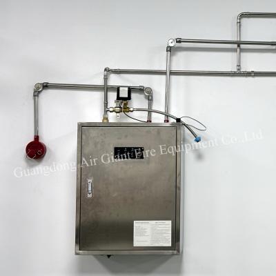 China Kitchen Wet Chemical Fire Suppression System  with 12L Reagent Filling Capacity for sale