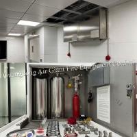 China Double Bottles Automatic Protection Kitchen Hood Fire System for sale