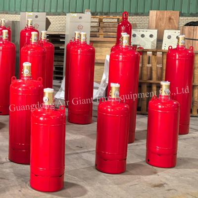 China Enclosed Flooding FM200 Fire Suppression System Cylinder Without Residue For Archive for sale
