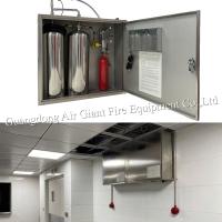 China Double Bottles Commercial Kitchen Hood Fire Suppression System For Grease Ducts for sale
