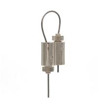 China Adjustable Looping Gripper Linear Hanging Kit 1.5-2.5mm Wire Rope for Track Light High Bay Suspension for sale