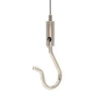 China Brass Hook Grippers Wide Arc Brass Hanging 9*74mm Side Exit Gripper J5-506 for sale