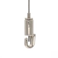 China Customize Hanging Aircraft Adjustable Steel Cable Gripper With Snap Hook for sale