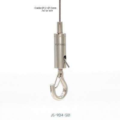China Snap Hook Suspension Cable Gripper With Hanging Pictures System J5-501 Customised for sale