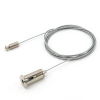 China Adjustable Side Exit Cable Gripper 2mm Stainless Steel Cable M4 Thread for Pendant Lighting Suspension for sale