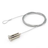 China Adjustable Cable Gripper Cable Suspension Kits Silver Light Suspension Kits For Hanging System for sale
