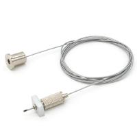 China Adjustable Cable Gripper Cable Suspension Kits Silver Light Suspension Kits For Hanging System for sale