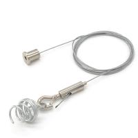 China Customizable Looping Gripper Wire Rope Hanging Kit For LED Panel Lights for sale