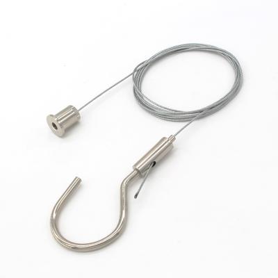 China Precise Control Cable Suspension Kits With Snap Hook Acoustic Panels Wire Rope Hanging Kit for sale