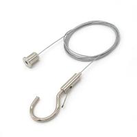China Precise Control Cable Suspension Kits With Snap Hook Acoustic Panels Wire Rope Hanging Kit for sale