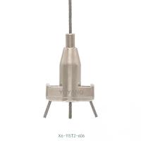 China Bifurcated Brass Cable Gripper Customizing With Steel Hanging Wire for sale