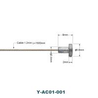 China Die Cast Stainless Steel Cable Assemblies With T End Heat Resistance for sale