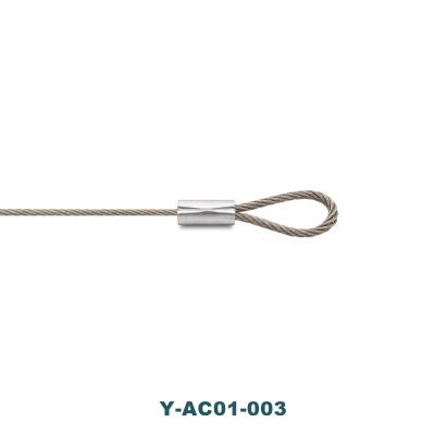 China 1.5mm Wire Rope Sling With Ferrule And Loop Customized Steel Cable With Loops for sale