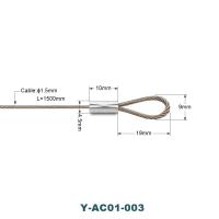 China 1.5mm Wire Rope Sling With Ferrule And Loop Customized Steel Cable With Loops for sale