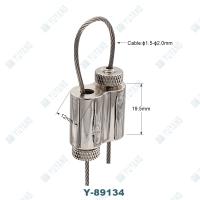 China Locked Screws Cable Looping Gripper With Mesh Design Nickel Plated 1.5 Mm Wire Rope for sale