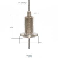 China M10 Brass Cable Locking Gripper UV Resistance High Strength For Hanging Lights for sale